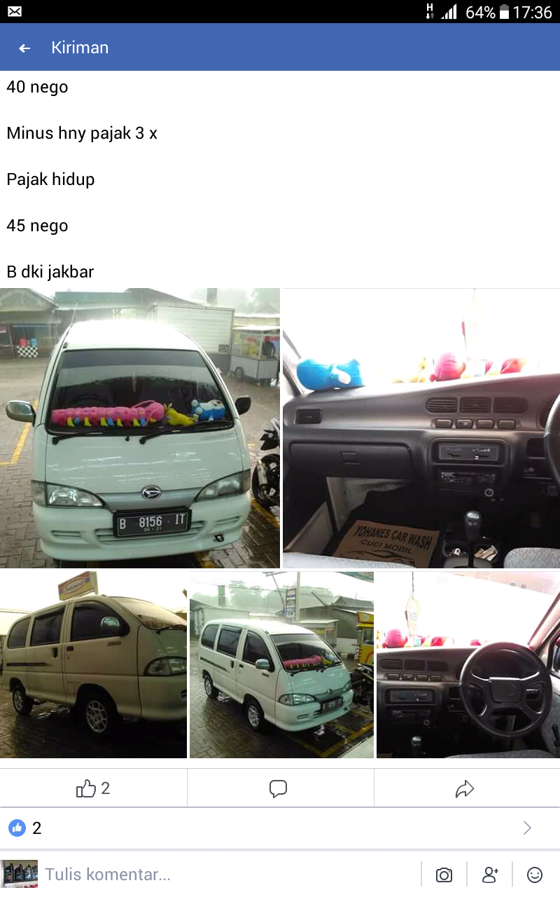 Jual mobil Daihatsu Espass Van MT Tahun 2006 Manual 2751993