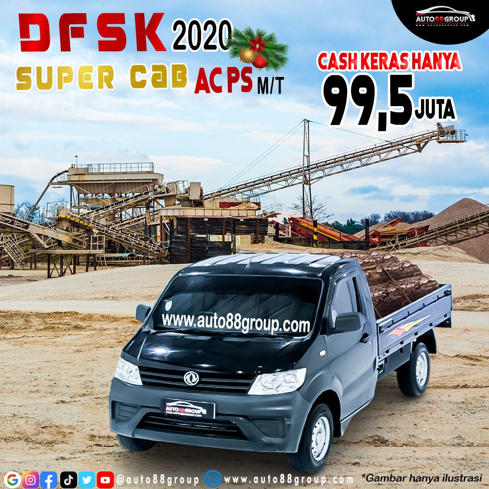 DISKON SPESIAL UNTUK CASH KERAS DFSK SOKON SUPER CAB ACPS (BLACK ...