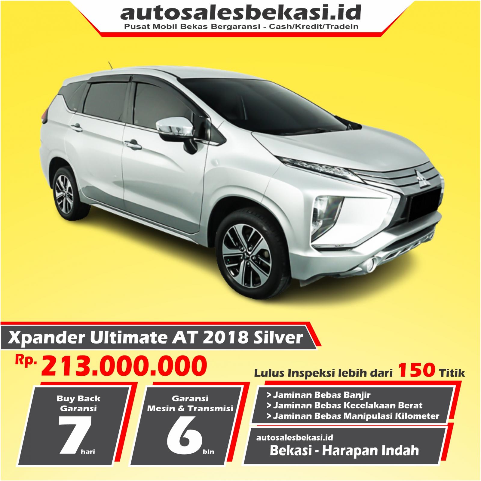 Mitsubishi Xpander Ultimate A/T 2018 Silver 4533717