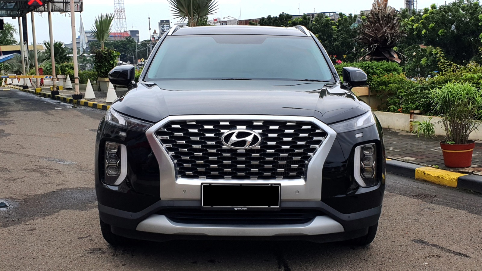 Hyundai Palisade Signature 2022 Hitam km18rb record cash kredit ... 4706675
