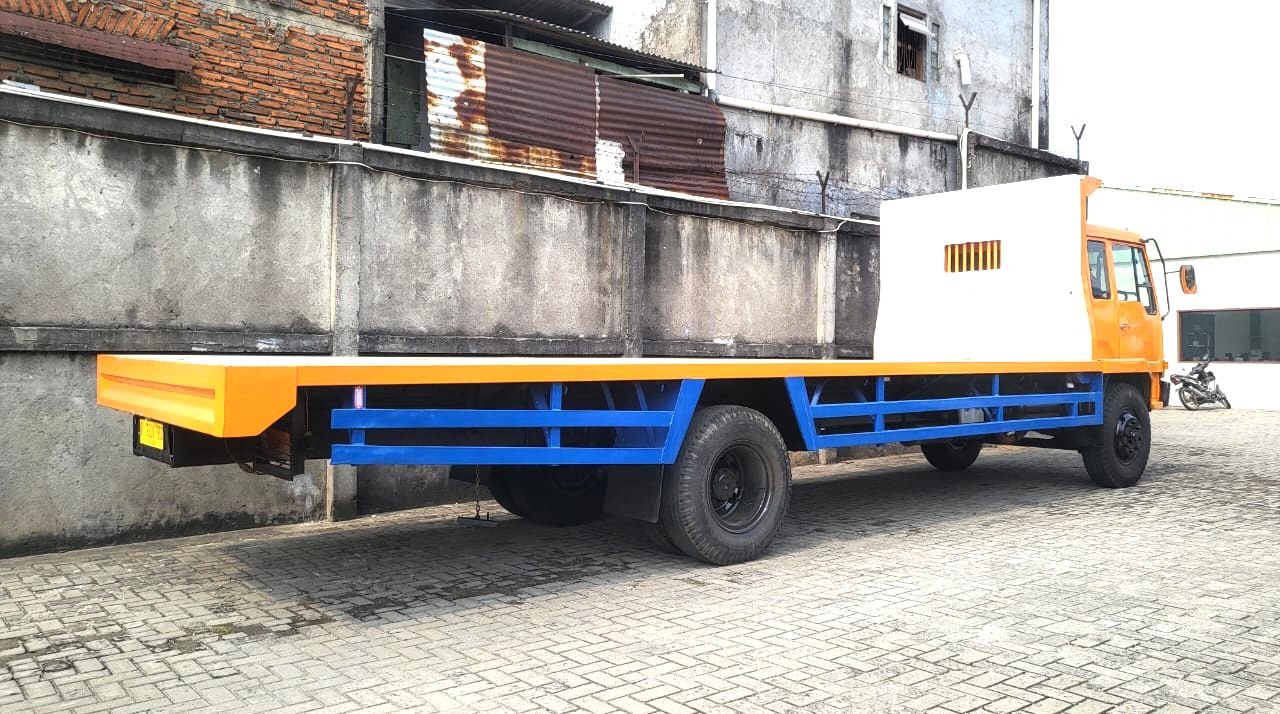 SUPERLONG MURAH +banBARU Mitsubishi Fuso engkel losbak 2020 Load bak ...