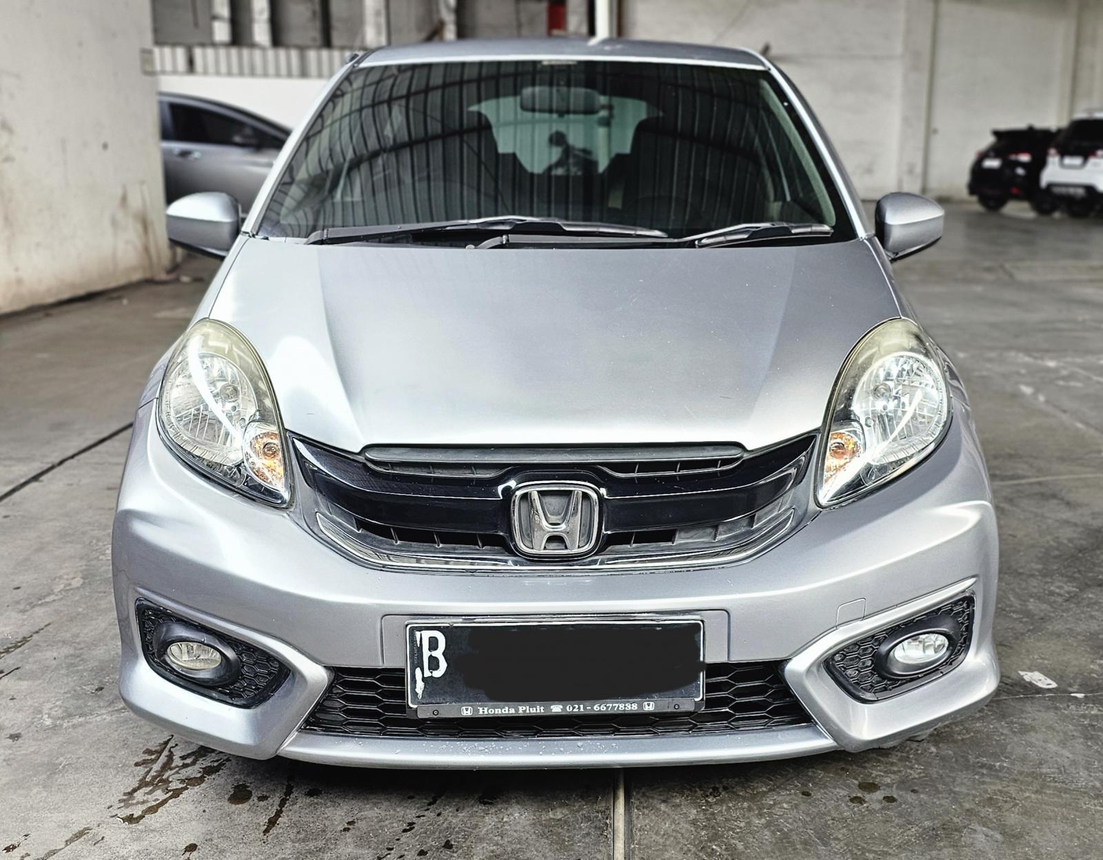 Honda Brio E AT Matic 2017 Silver Km 78rban Tangan 1 Good Condition 4868084
