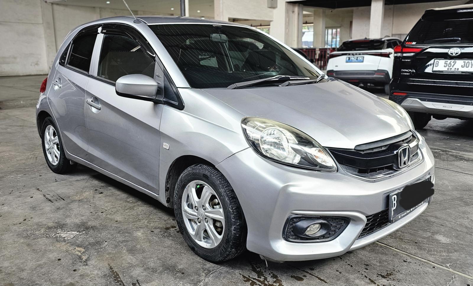 Honda Brio E AT Matic 2017 Silver Km 78rban Tangan 1 Good Condition 4868084
